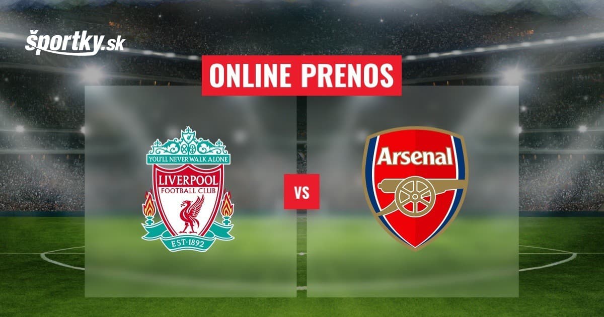 Liverpool FC - Arsenal FC: Online prenos z ligového šlágru Premier League