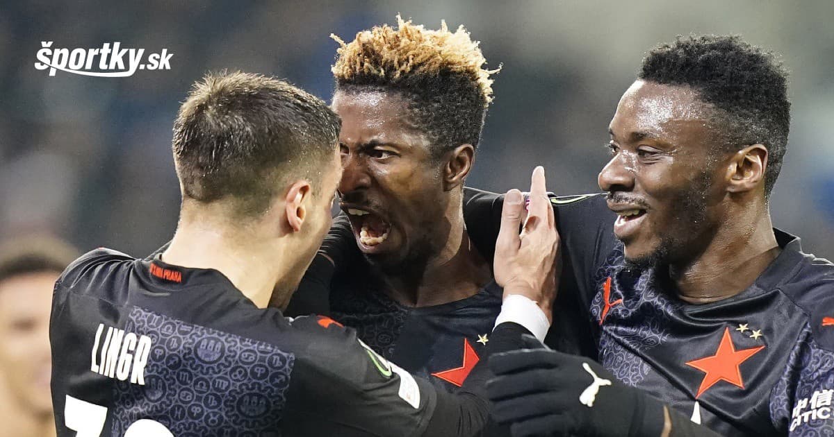 Slavia Praha nezvládla odvetu, ale nakoniec sa raduje z postupu ...
