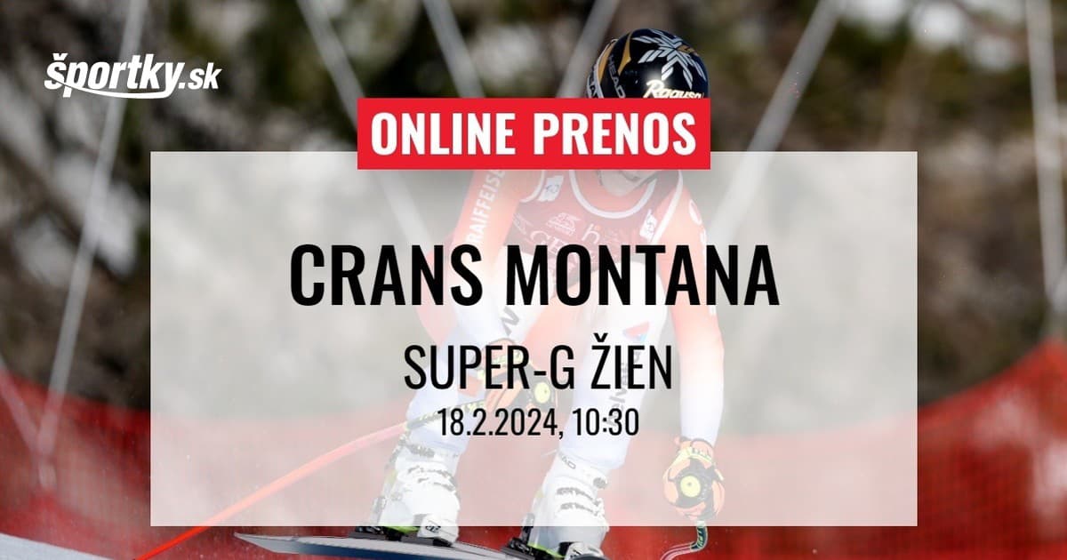 Lyžiarske esá znovu v akcii: Online prenos zo super-G žien v Crans Montane