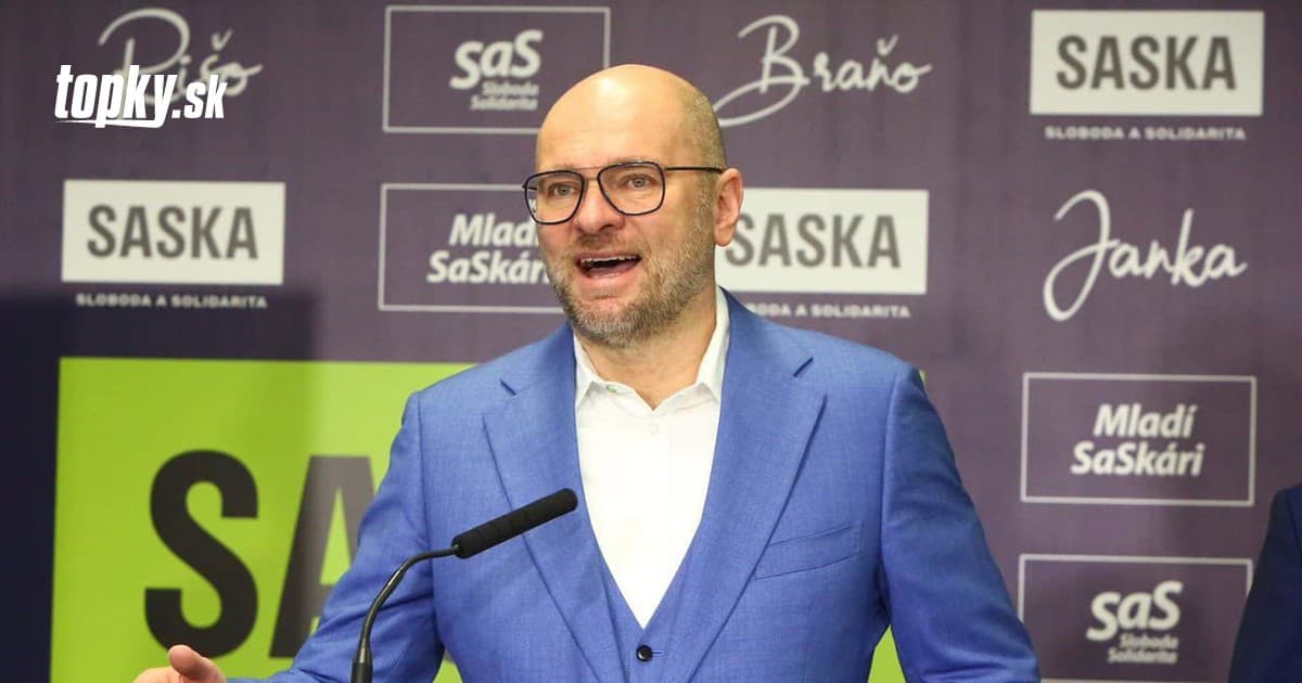 SaS čaká kongres: Strana si bude voliť šéfa a predstaví kandidátku