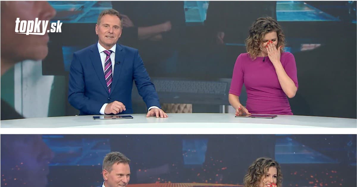 TRÁPENIE moderátorov v živom vysielaní Televíznych novín: Správu ...