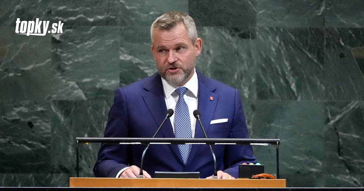 Pellegrini v prejave na VZ OSN vyzval na mier na Ukrajine a zefektívnenie OSN