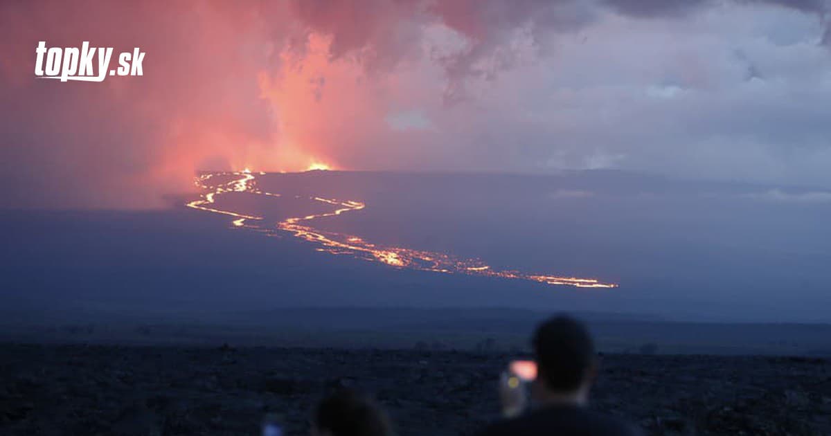 Vybuchla najväčšia sopka na svete: Mauna Loa chrlí lávu a sprevádzajú ...