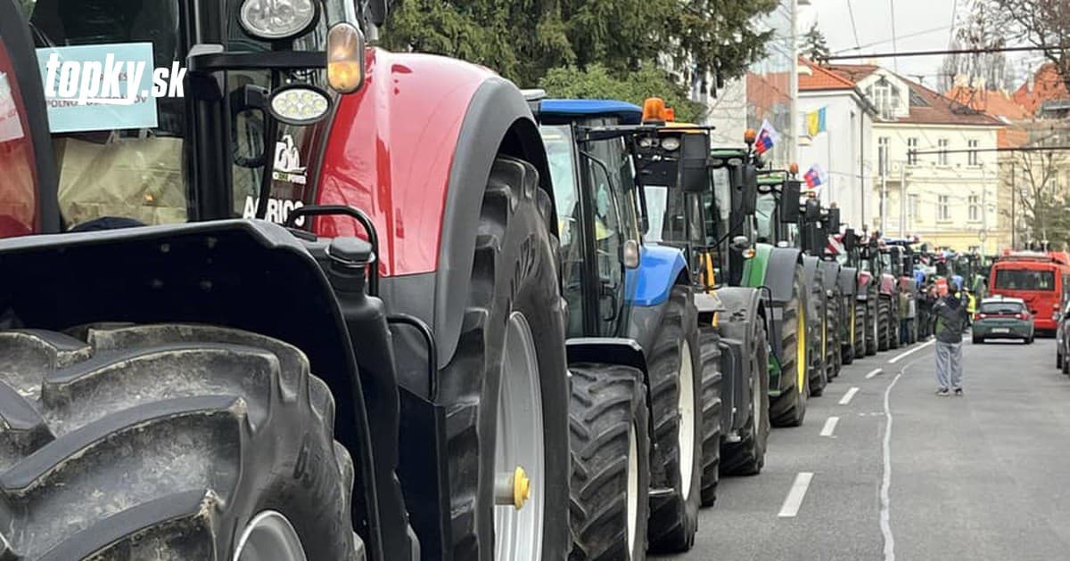Najväčší protest slovenských farmárov: Doprava kolabovala ...